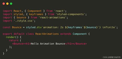 2019年，实现 React 动画的 5 种最常用方式 Csdn博客
