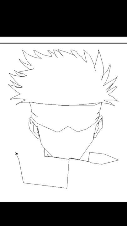 Drawing Gojo Using Python Jeydurgasshre Shorts Shortsvideo Youtube