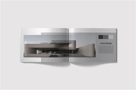 Architecture Portfolio Template A3 Landscape Interior Design Brochure