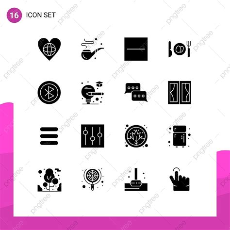 User Interface Pack Of 16 Basic Solid Glyphs Of Computer Message Close Easter Png And Vector