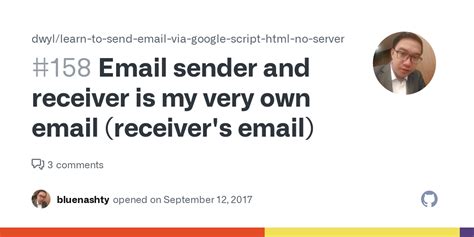 Email Sender And Receiver Is My Very Own Email Receiver S Email Issue Dwyl Learn To