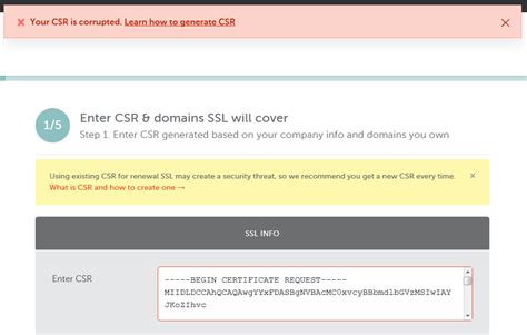 What To Do If Your CSR Is Not Accepted CSR Invalid Errors During Certificate Activation