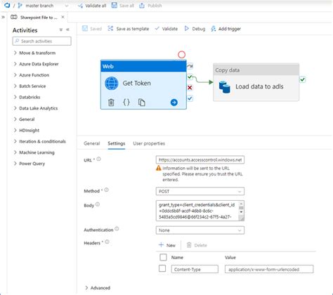 Azure Data Factory Copy Files From Sharepoint To Azure Data Lake