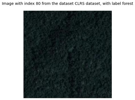 clrs dataset example of the aitlas toolbox for multi class image