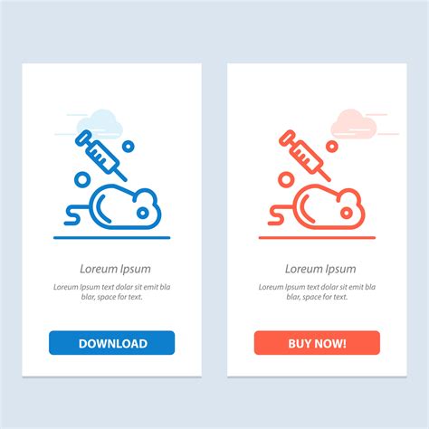Experiment Laboratory Mouse Science Blue And Red Download And Buy Now