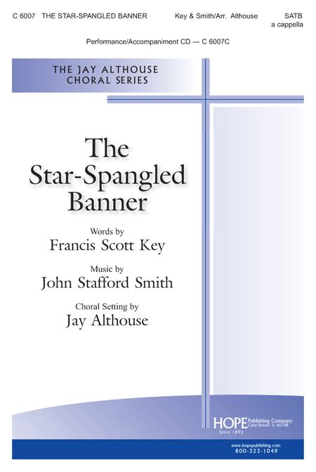 Star Spangled Banner The Satb A Cappella By John Stafford Smith 4