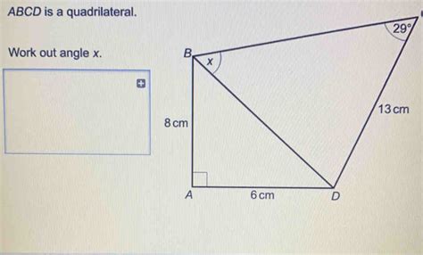 Solved Abcd Is A Quadrilateral Work Out Angle X [math]