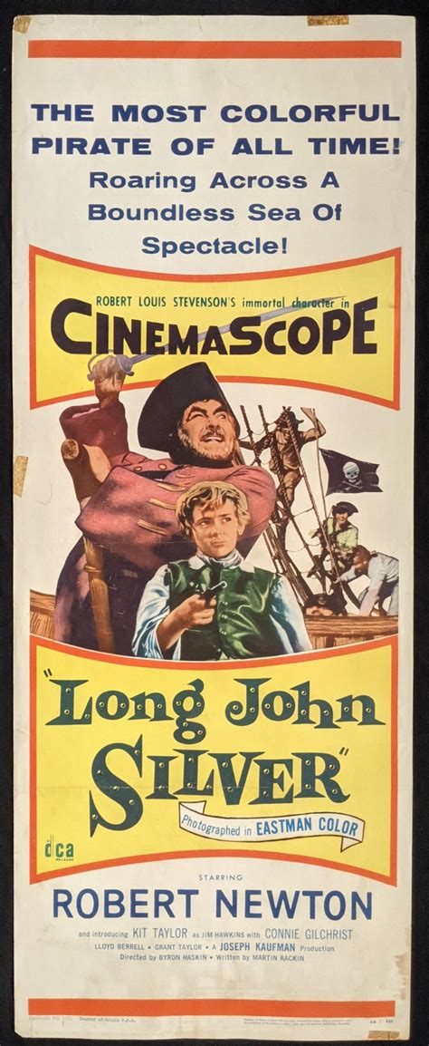 Lot Long John Silver 1954 Starring Robert Newton And Kit Taylor
