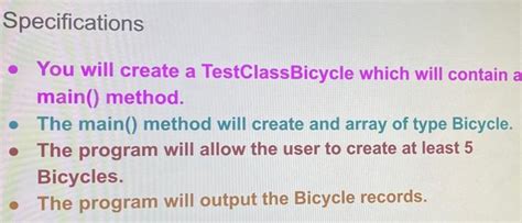 Solved Program Specification You Are To Design And Write A