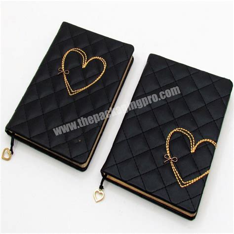 Custom Hardcover Notebook A5 Leather Classmate Diary With Ribbon Bookmark