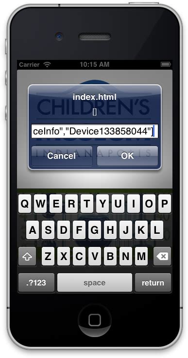 Iphone Phonegap Ios 61 Shows Weird Alert On Launch And Hangs At
