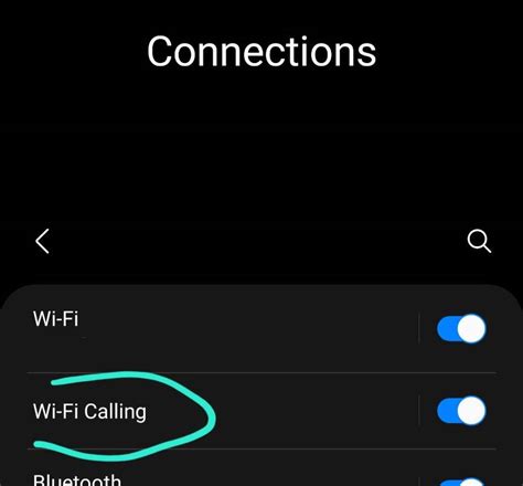 Solved No Wi Fi Calling Options Samsung Community 2441469