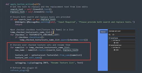 Python Rename Texture Set List Adobe Community