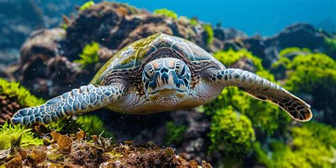 해양 개념 해양 생물의 바다 거북에 대한 플라스틱 오염의 영향 플라스틱 오염 바다 거북 해양 생물 배경 일러스트 및 사진 무료 다운로드 Pngtree