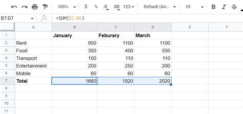 How To Sum A Column In Google Sheets The Easy Way