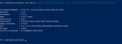 Get Aduser Filter Examples Shellgeek