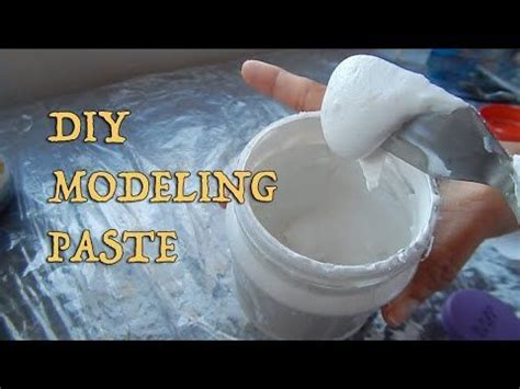 How To Make Diy Texture Modeling Paste Easy Recipe Artofit