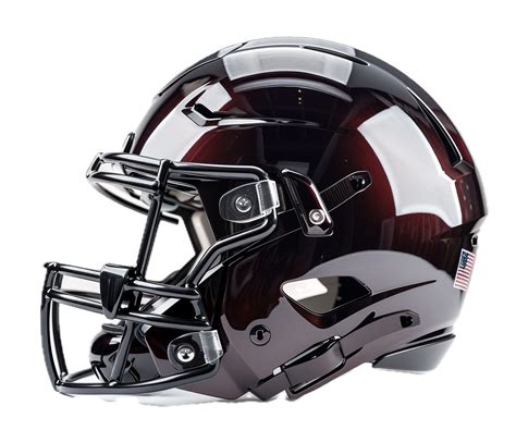 Ai Generated American Football Helmet In Maroon Png 42654855 Png