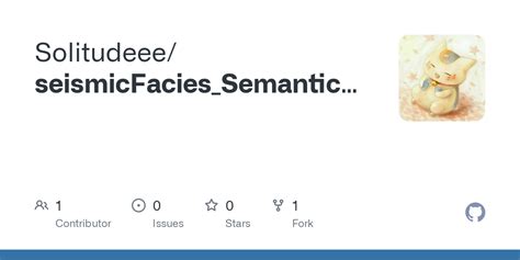 GitHub Solitudeee SeismicFacies SemanticSegmentation