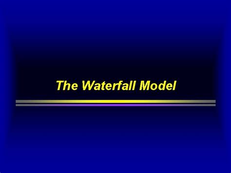 Project Life Cycles System Development Life Cycle Waterfall