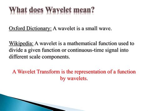 Introduction To Wavelet Transform With Applications To Dsp Pptx