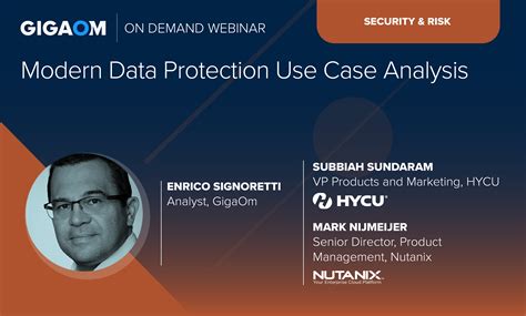 Modern Data Protection Use Case Analysis Gigaom
