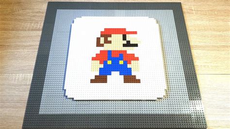 Lego Pixel Art Mario Youtube