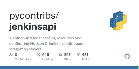 github pycontribs jenkinsapi a python api for accessing resources