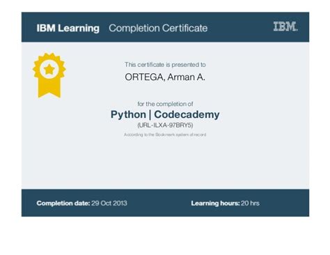 Arman Ortega Python Codeacademy