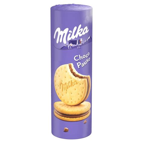 Печенье Milka Biscuits Milka Choco Pause с начинкой с молочным шоколадом 260 г купить на Ozon
