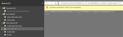 Execute R Script With Power BI Parameter Feathers Analytics