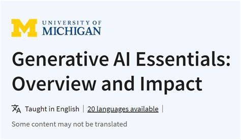 generative ai essentials overview and impact ~ computer languages