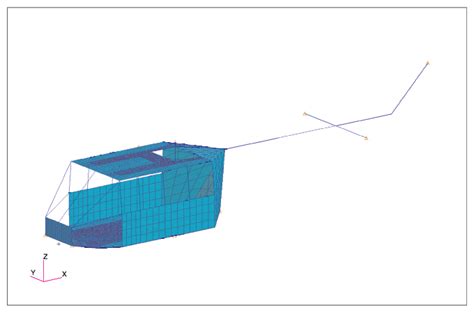 Finite Element Representation Of The Ab 204 Helicopter Download