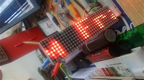 Raspberry Pi Pico Spi 8x8 Led Matrix Micropython Example Youtube