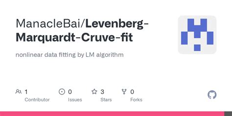 Github Manaclebailevenberg Marquardt Cruve Fit Nonlinear Data Fitting By Lm Algorithm