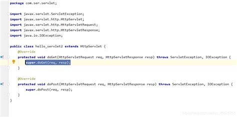 通过继承ervlet类来实现servlet程序使用idea菜单创建servlet程序怎么写继承servlet Csdn博客