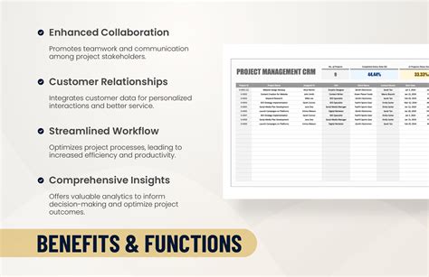 Project Management CRM Template In Excel Google Sheets Download Template Net