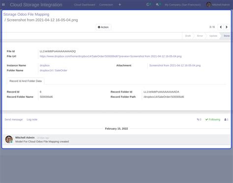 Dropbox Odoo Integration Webkul