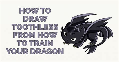 How To Draw Toothless Easy