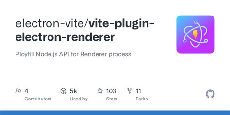 github electron vite vite plugin electron renderer ployfill node js