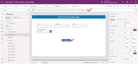 Powerapps Patch Function