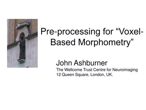 PPT Pre Processing For Voxel Based Morphometry PowerPoint Presentation ID