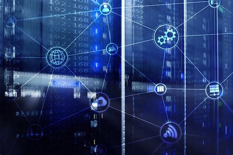 Premium Photo Technology Infrastructure Cloud Computing And Communication Internet Concept