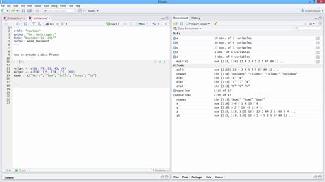 How To Create A Data Frame In R HD YouTube