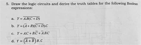 Solved Draw The Logic Circuits And Derive The Truth Chegg
