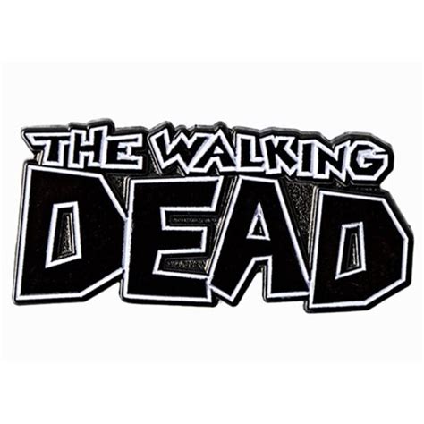 The Walking Dead Comic Logo Pin Entertainment Earth