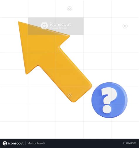 Question Cursor 3d Icon Download In Png Obj Or Blend Format