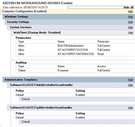 ldap389 gpo wmi filtering kb2286198 workaround