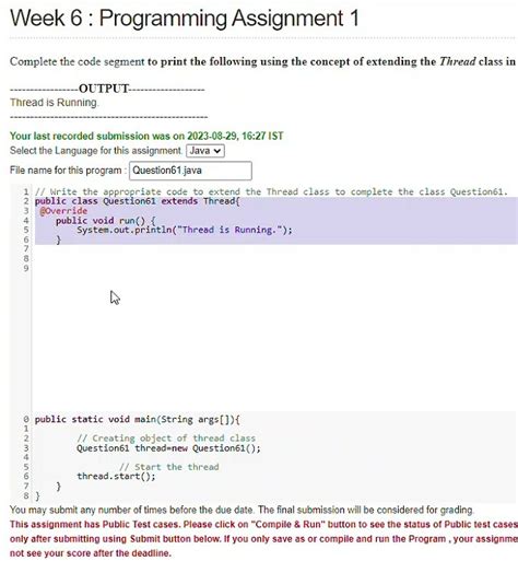 Week 6 Pa 1 Programminginjava Nptel Java Dd 070923 Youtube