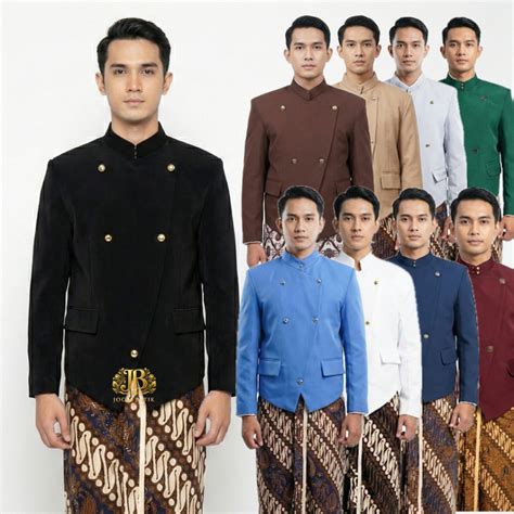 Jual Beskap Jawa Among Hitam Warna Lengkap Baju Adat Koko Jas Pria